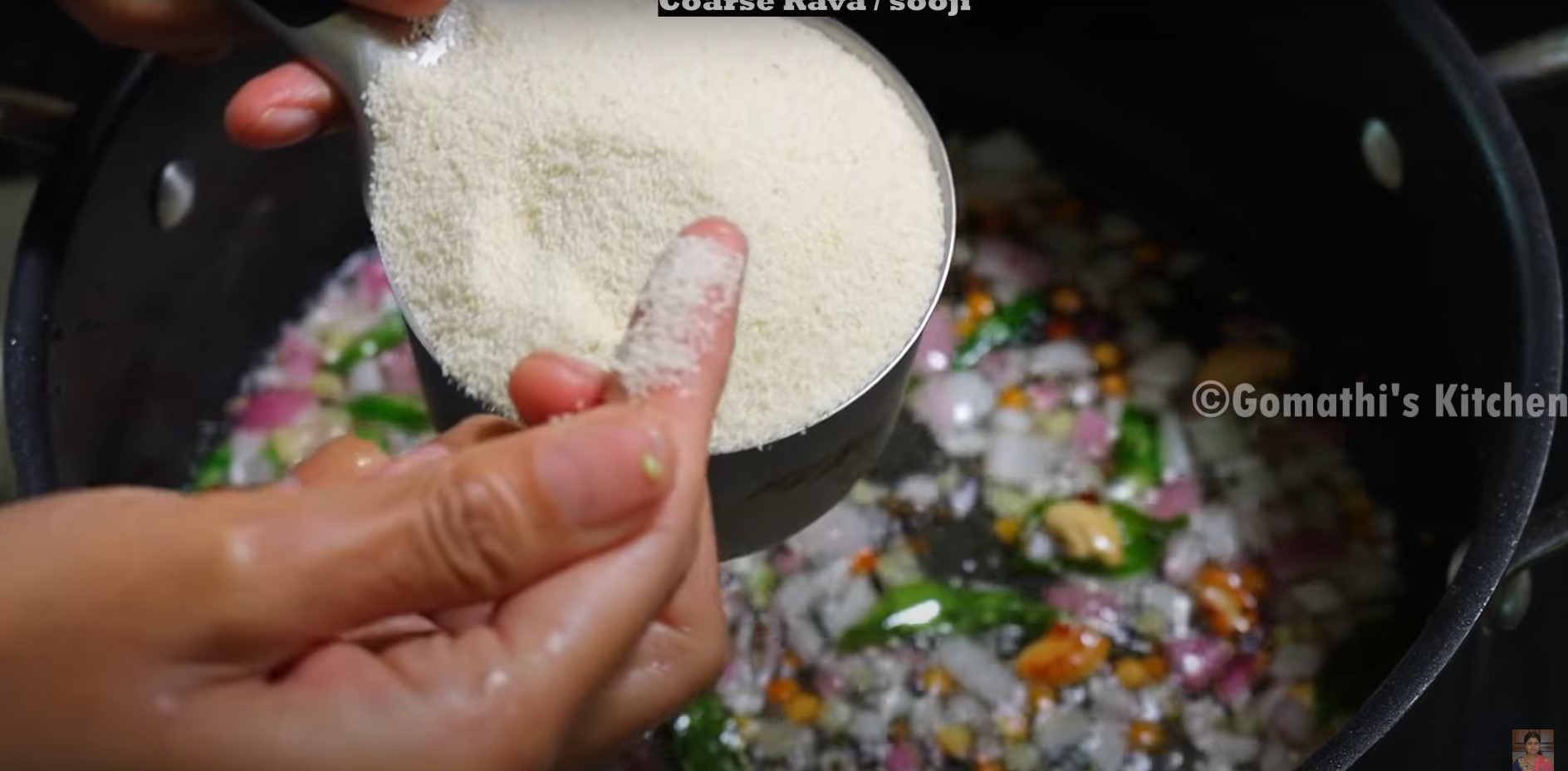 coarse rava | Gomathi Recipes