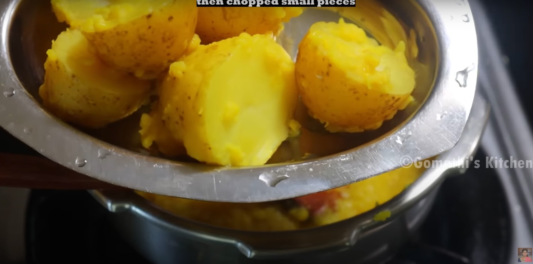 remove potato skin | Gomathi Recipes